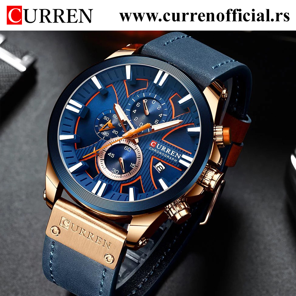 Curren Sports Chronograph Blue - Curren Satovi